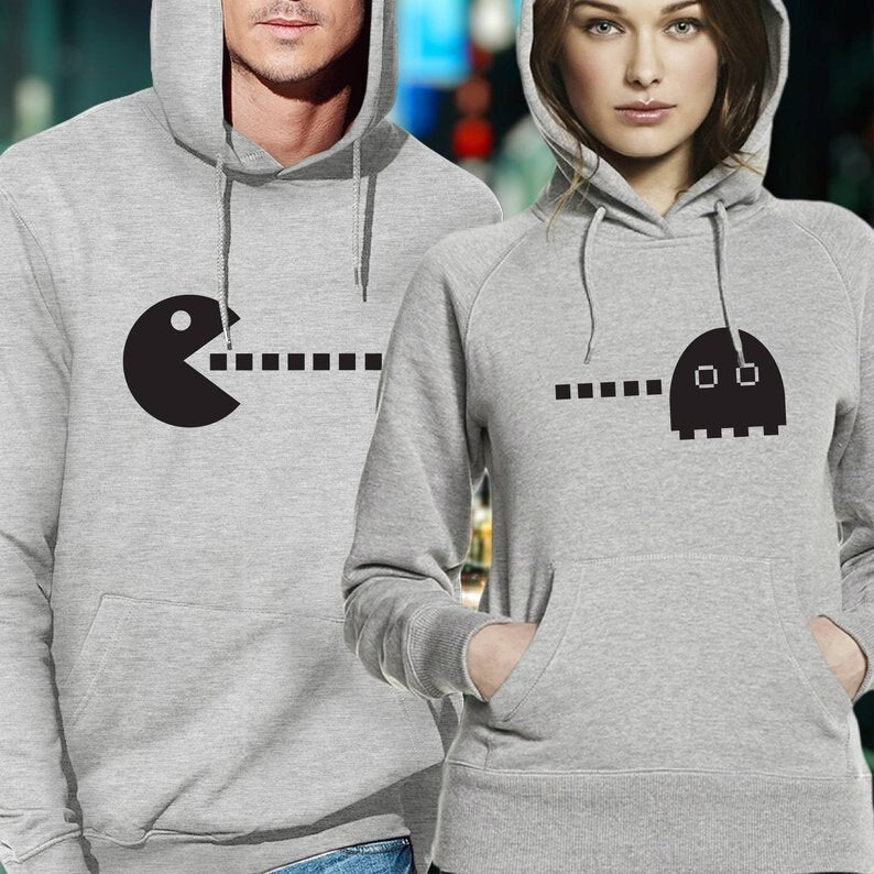 Les 2 Sweats Couple Pac-Man | En couple
